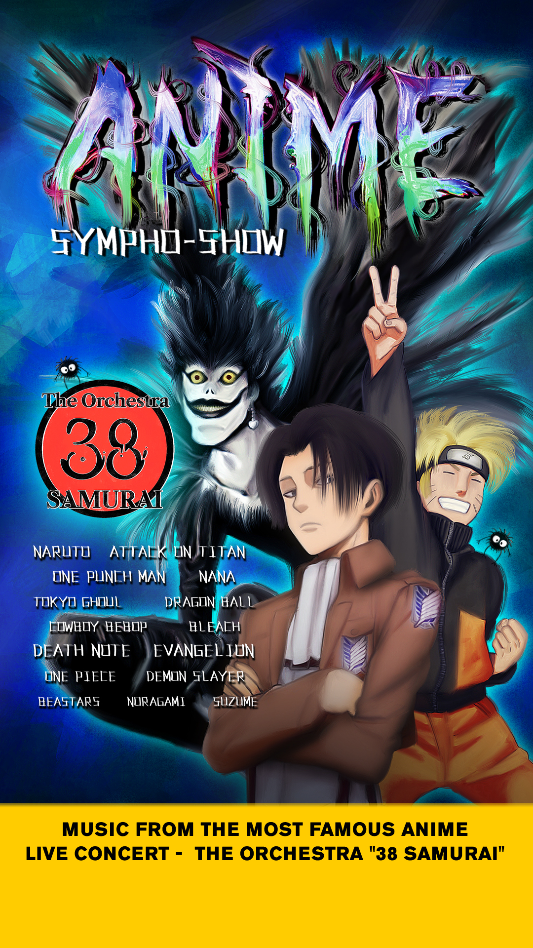 ANIME SYMPHO-SHOW | Mégacité Amiens | Expo - Congrès - Événements